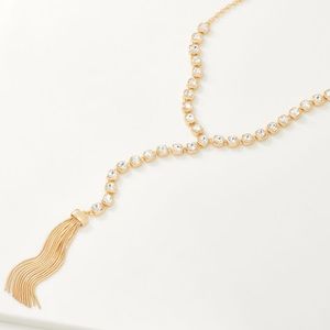 Susan Graver Jewelry | Beautiful Hammer Texture Y Necklace | Poshmark